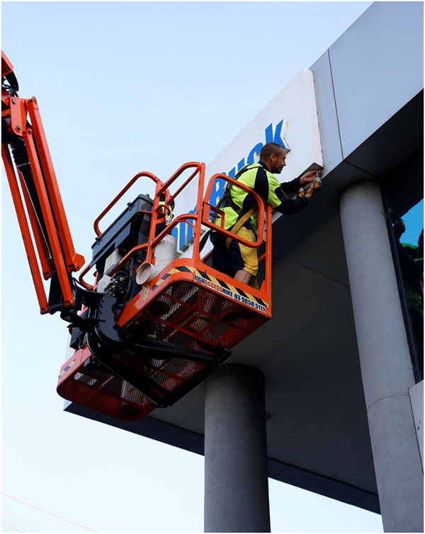 Sky Signage Installation - Sign Installation Melbourne